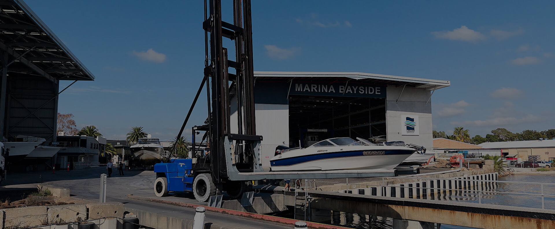 Undercover Dry Boat Storage - Marina Bayside